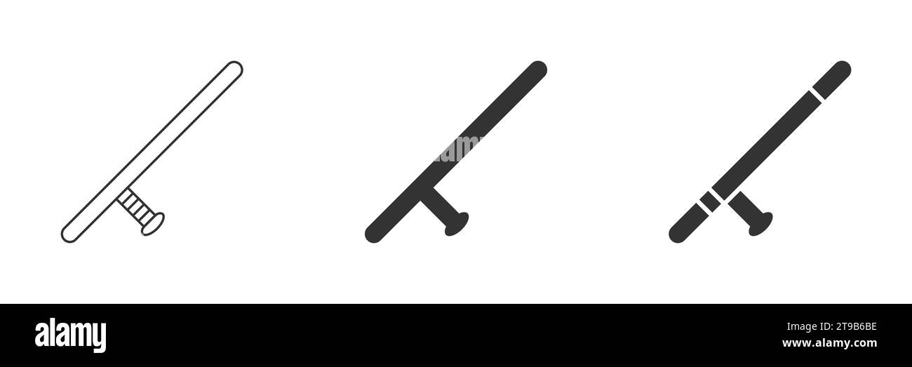Baton icon. Simple design. Vector illustration Stock Vector Image & Art ...