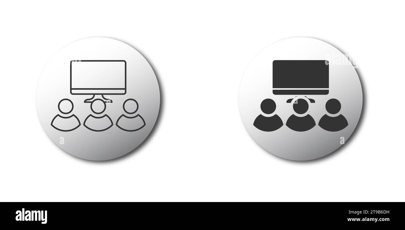 Viewers icon. Simple design. Vector illustration Stock Vector Image ...