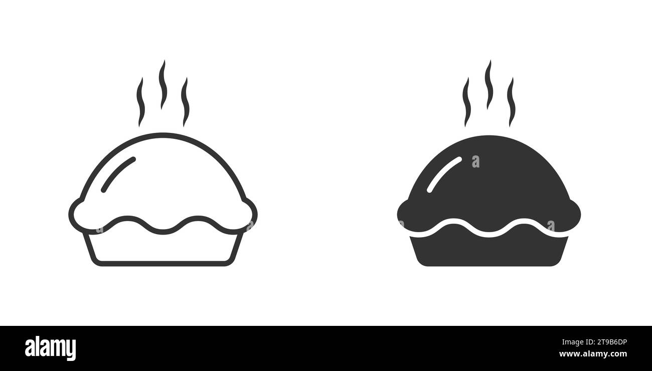 Pie icon. Simple design. Vector illustration Stock Vector Image & Art ...