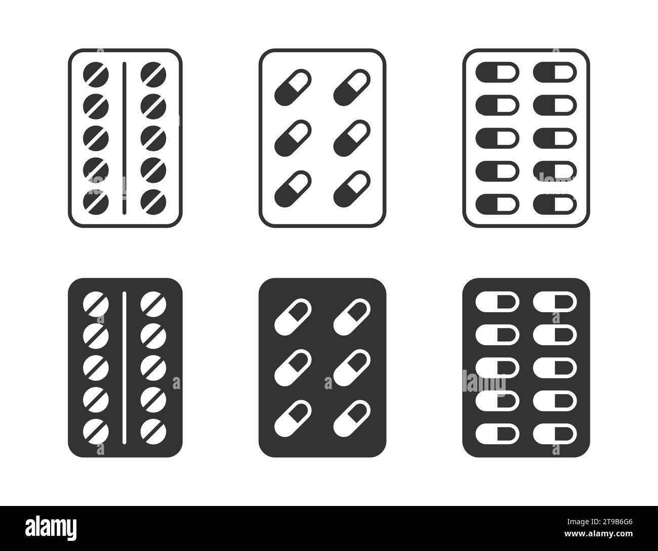 Medication blister pack Black and White Stock Photos & Images - Alamy