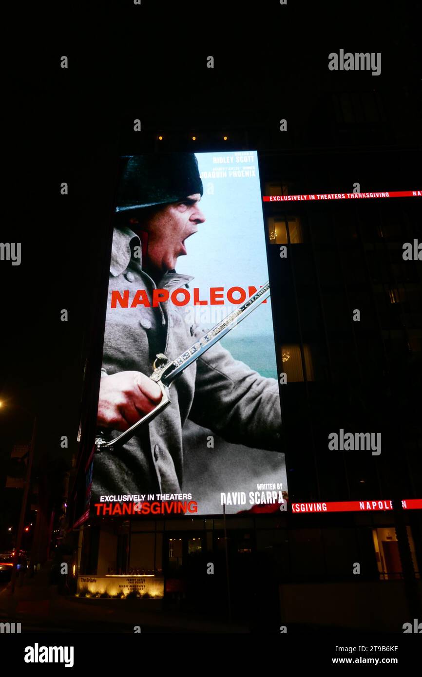 Los Angeles, California, USA 23rd November 2023 Ridley Scott Napoleon ...