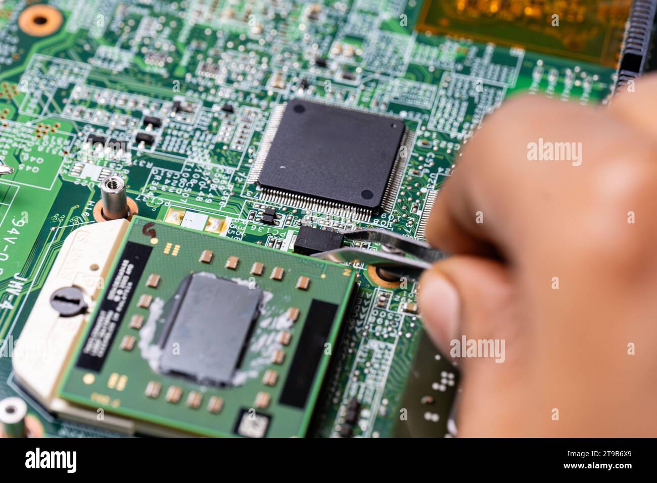 Laptop motherboard hi-res stock photography and images - Alamy