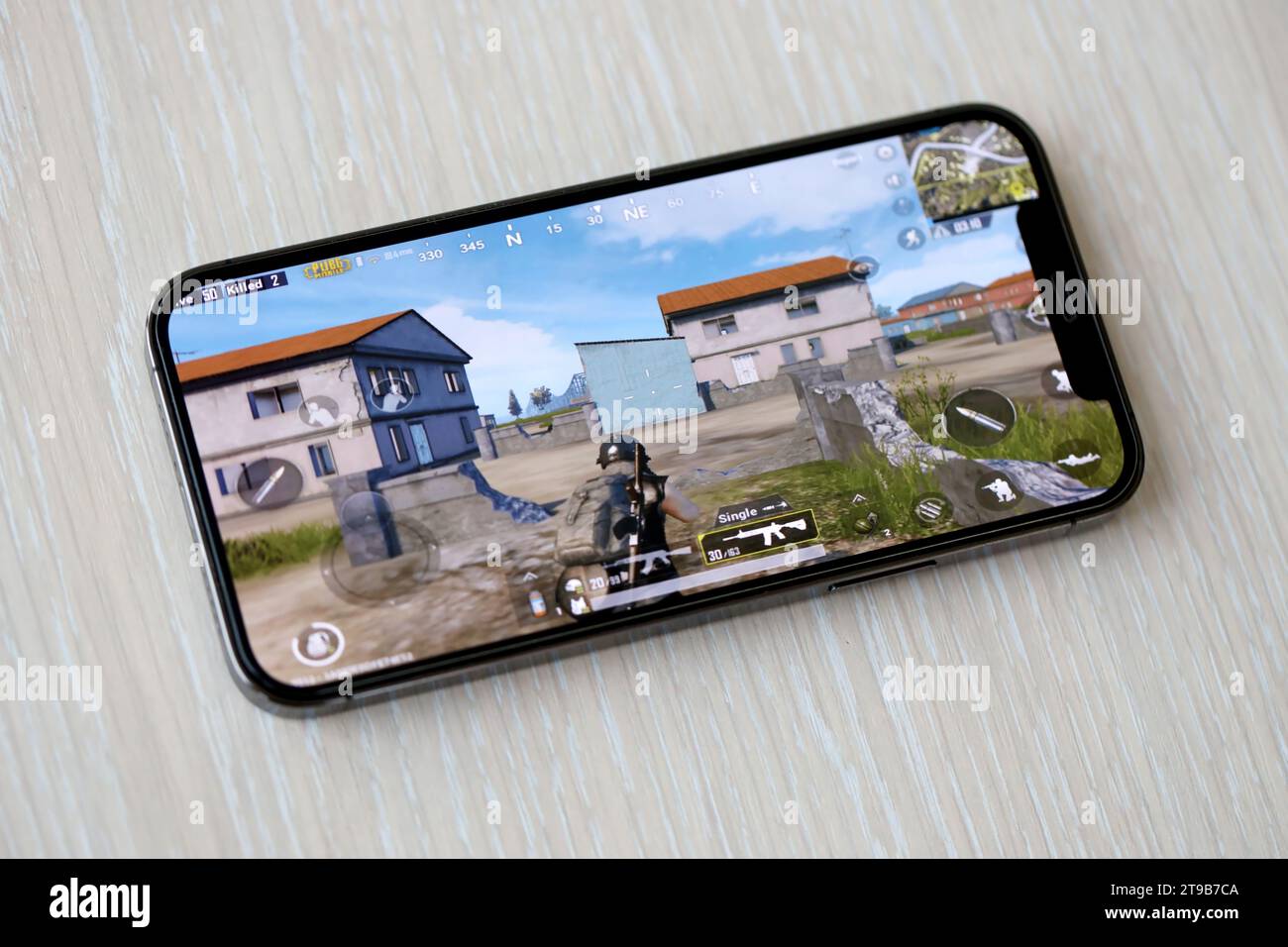 PUBG PlayerUnknowns Battlegrounds mobile iOS game on iPhone 15 ...