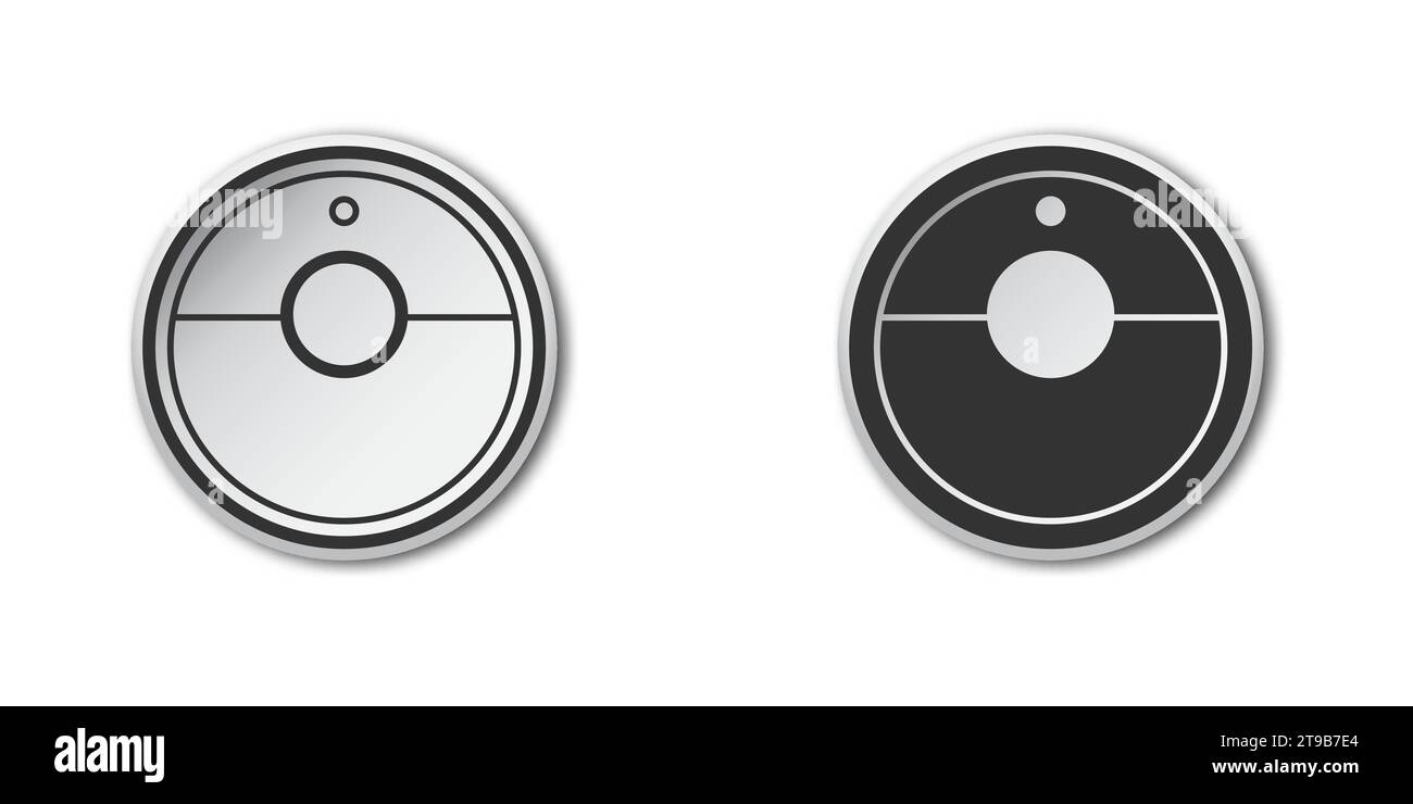 Line robot vacuum cleaner Stock Vector Images - Alamy