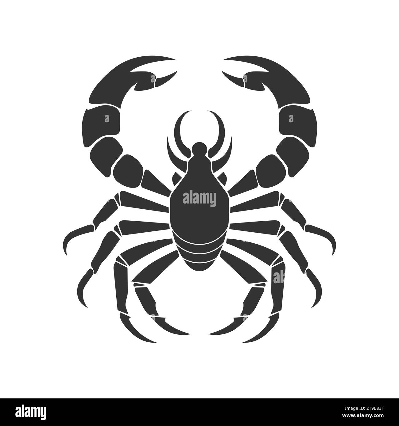 Crab vector vectors Black and White Stock Photos & Images - Alamy