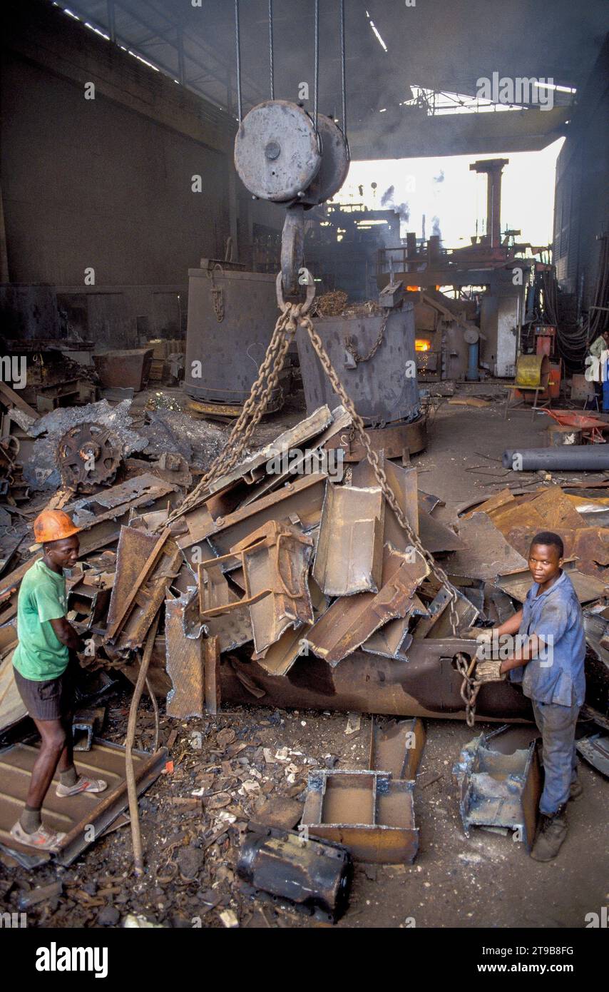 Steel factory africa hi-res stock photography and images - Alamy