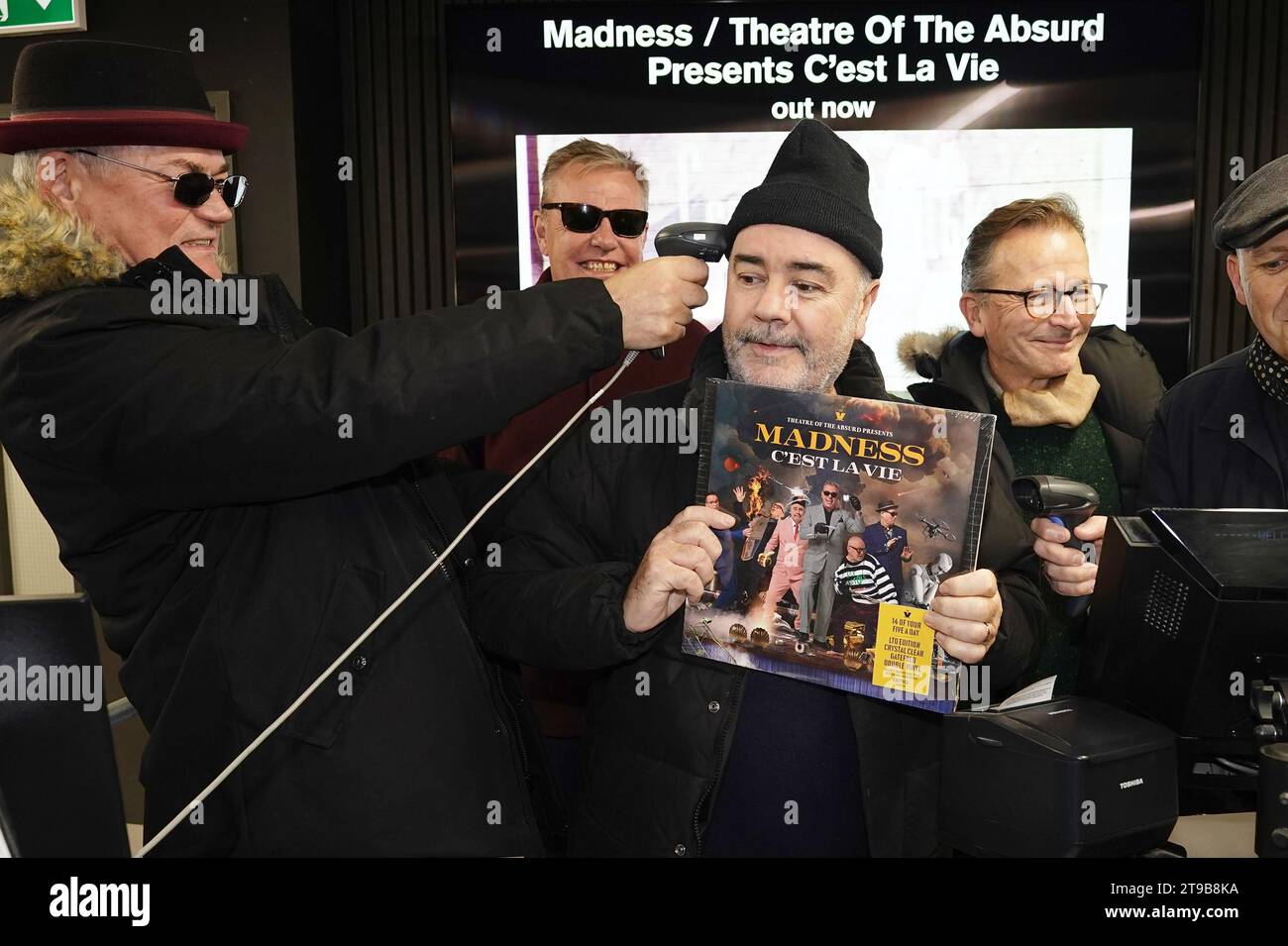 Madness at the opening of the new HMV store, which has returned to ...