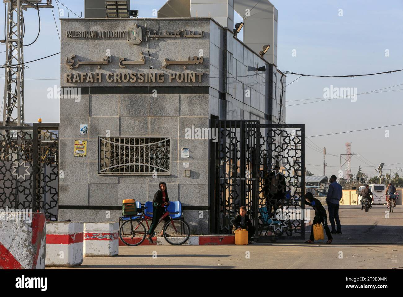 Rafah, Palestinian Territories. 24th Nov, 2023. A view of the Rafah ...
