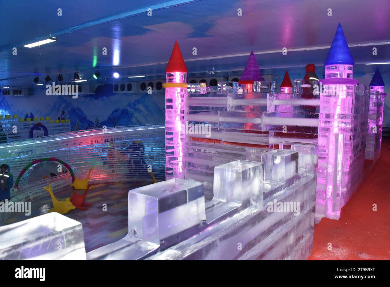 Snow, Ice World, Ice Sculptures playground, Phnom Penh, Cambodia, South ...