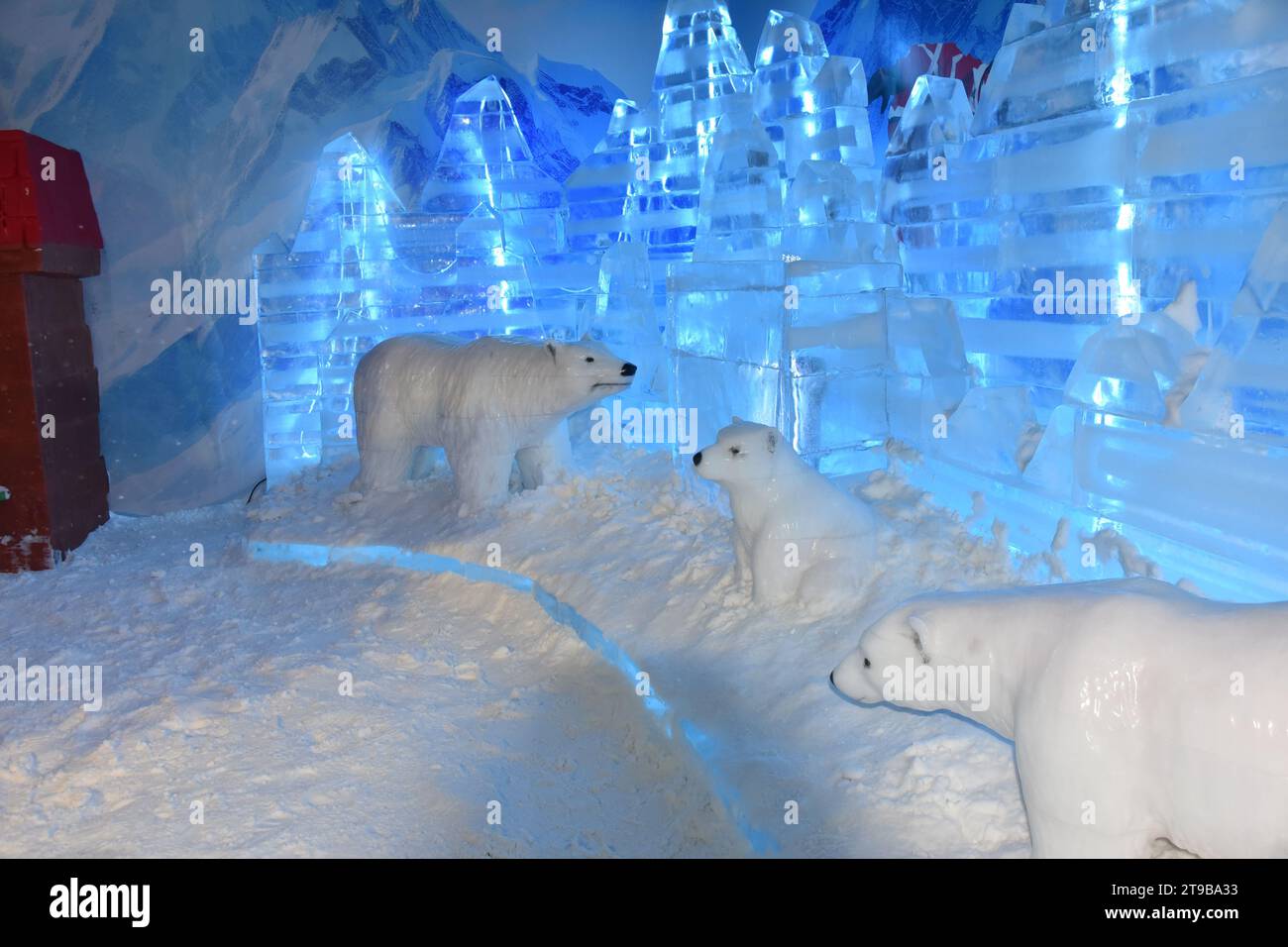 Snow, Ice World, Ice Sculptures playground, Phnom Penh, Cambodia, South ...