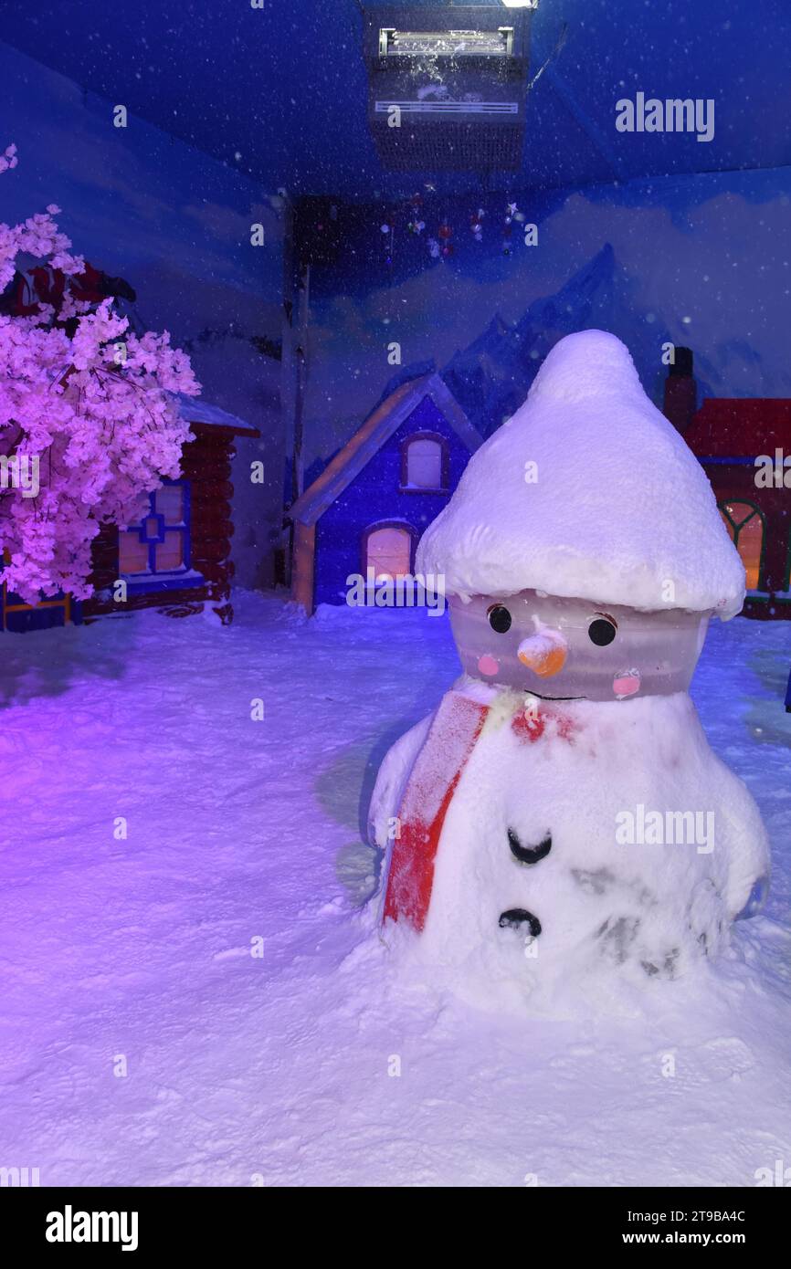 Snow, Ice World, Ice Sculptures playground, Phnom Penh, Cambodia, South ...