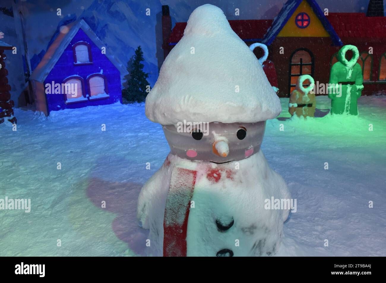 Snow, Ice World, Ice Sculptures playground, Phnom Penh, Cambodia, South ...