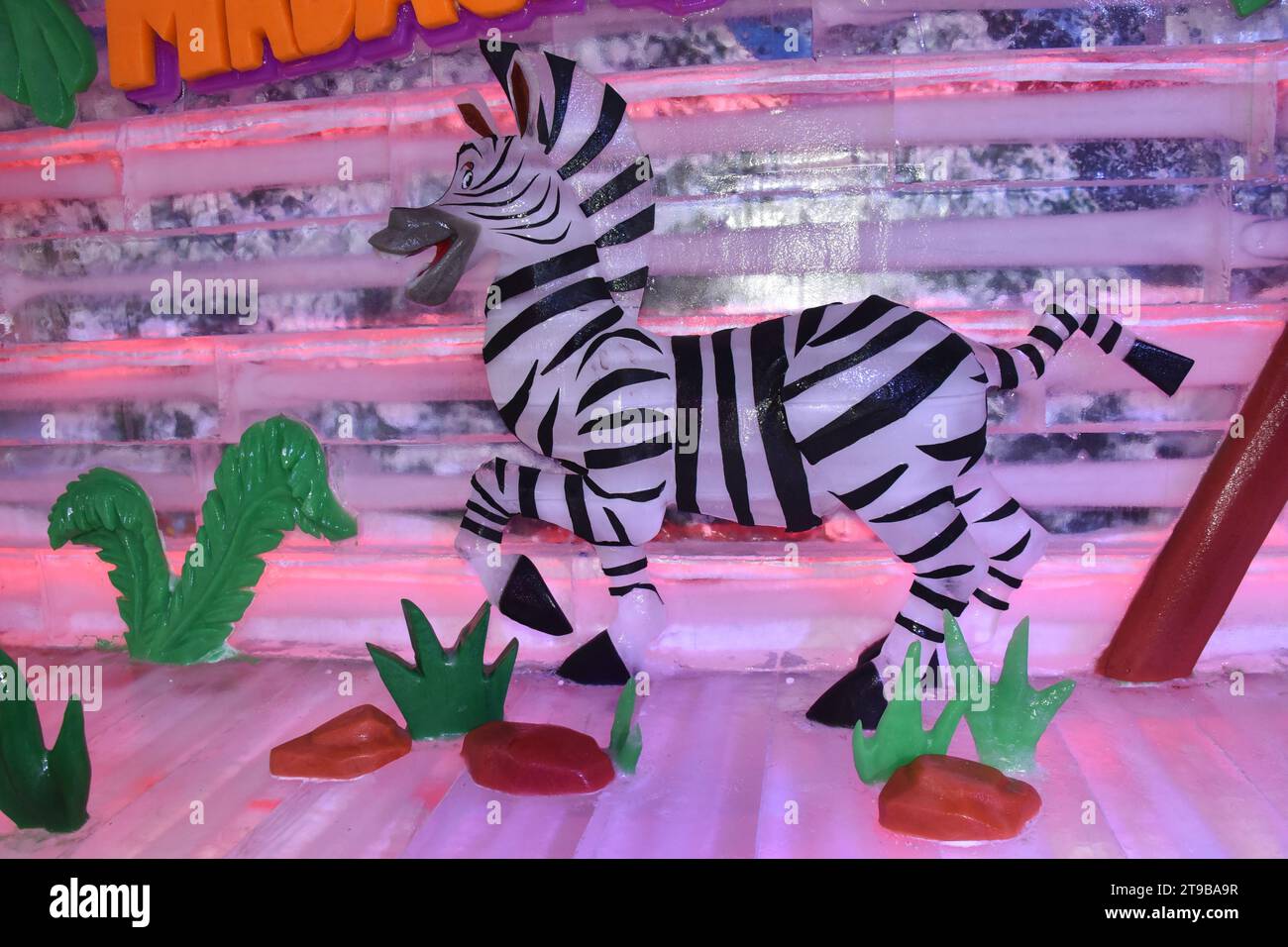 Snow, Ice World, Ice Sculptures playground, Phnom Penh, Cambodia, South ...