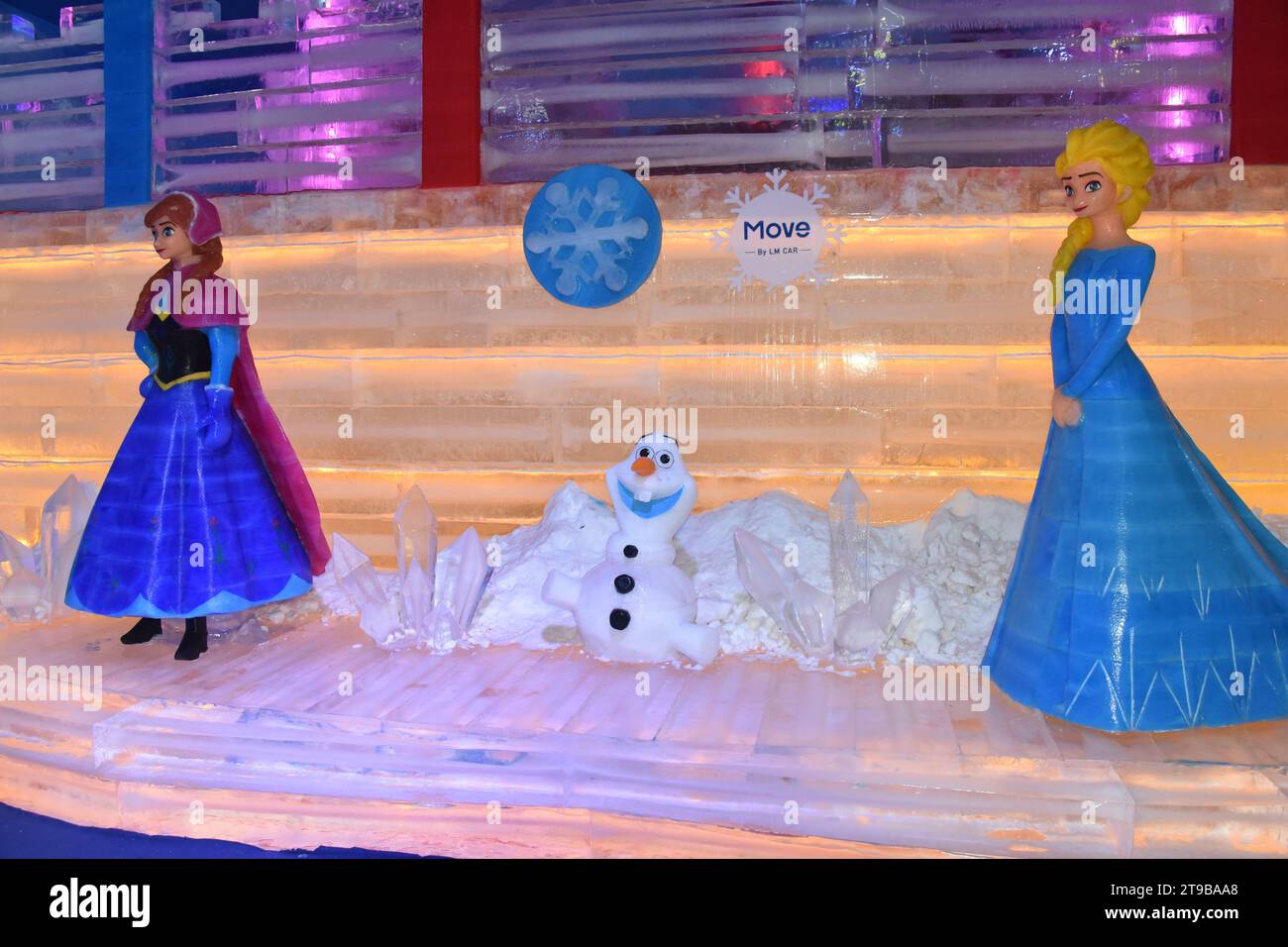 Snow, Ice World, Ice Sculptures playground, Phnomh Penh, Cambodia ...