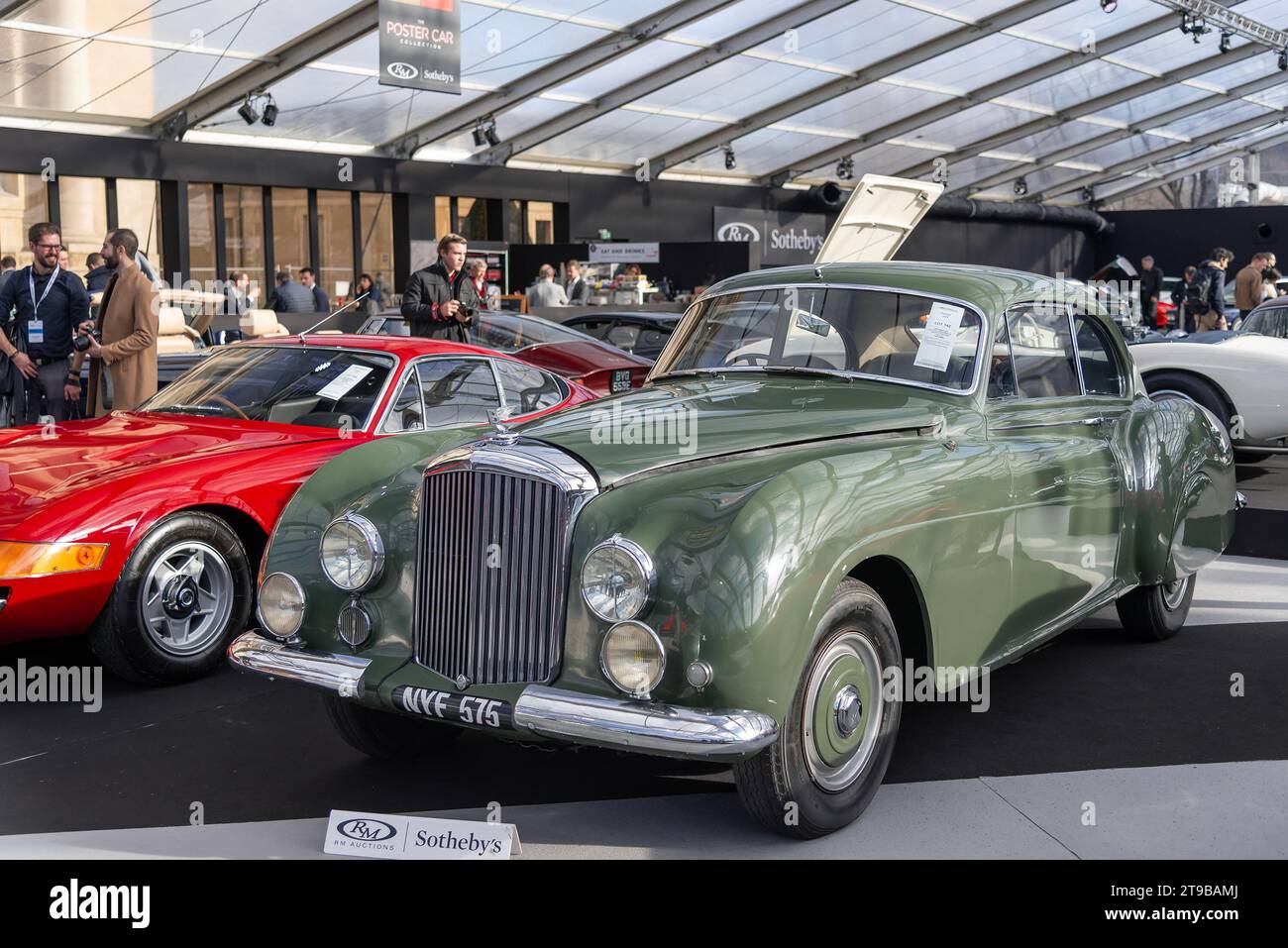 Paris, France - RM Sotheby's Paris 2020. Focus on a green 1953 Bentley ...