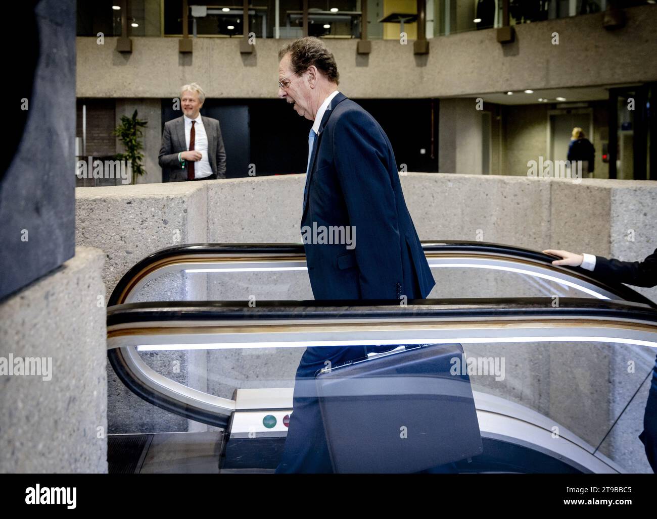 THE HAGUE - Gom van Strien upon arrival in the House of Representatives ...