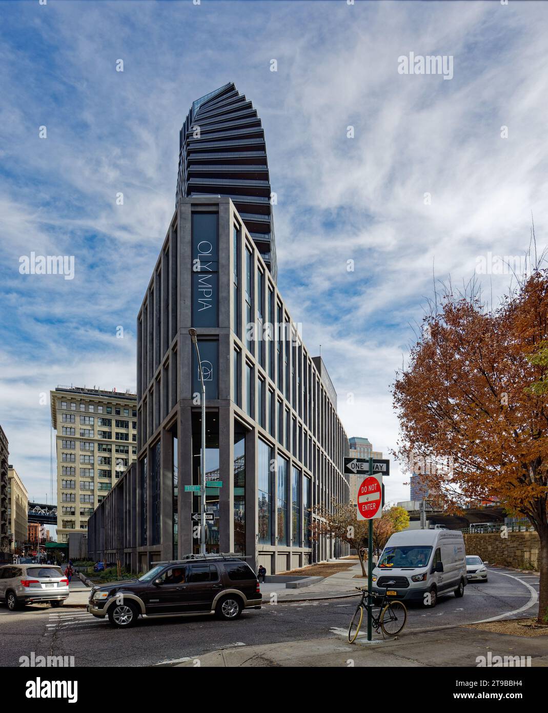Olympia DUMBO is a 33-story sail-shaped glass and steel mixed-use condo ...