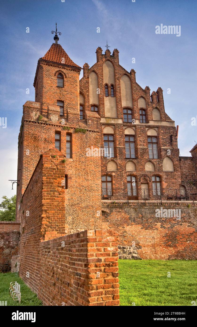 Watchtower, St. George Guildhall behind, Gothic style, 15th century ...