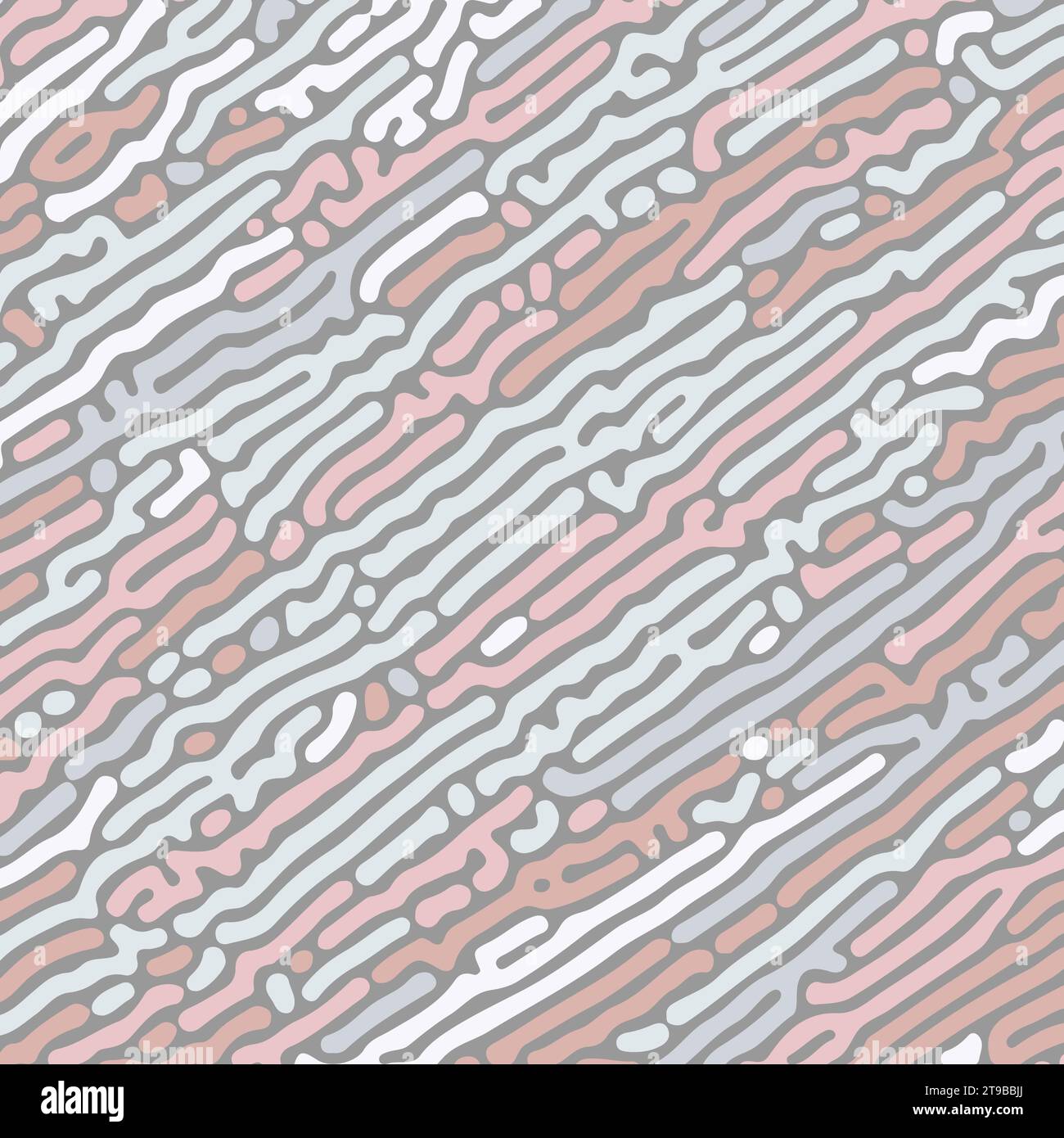 Abstract background with a turing pattern design in rose gold and silver colours Stock Vector ...