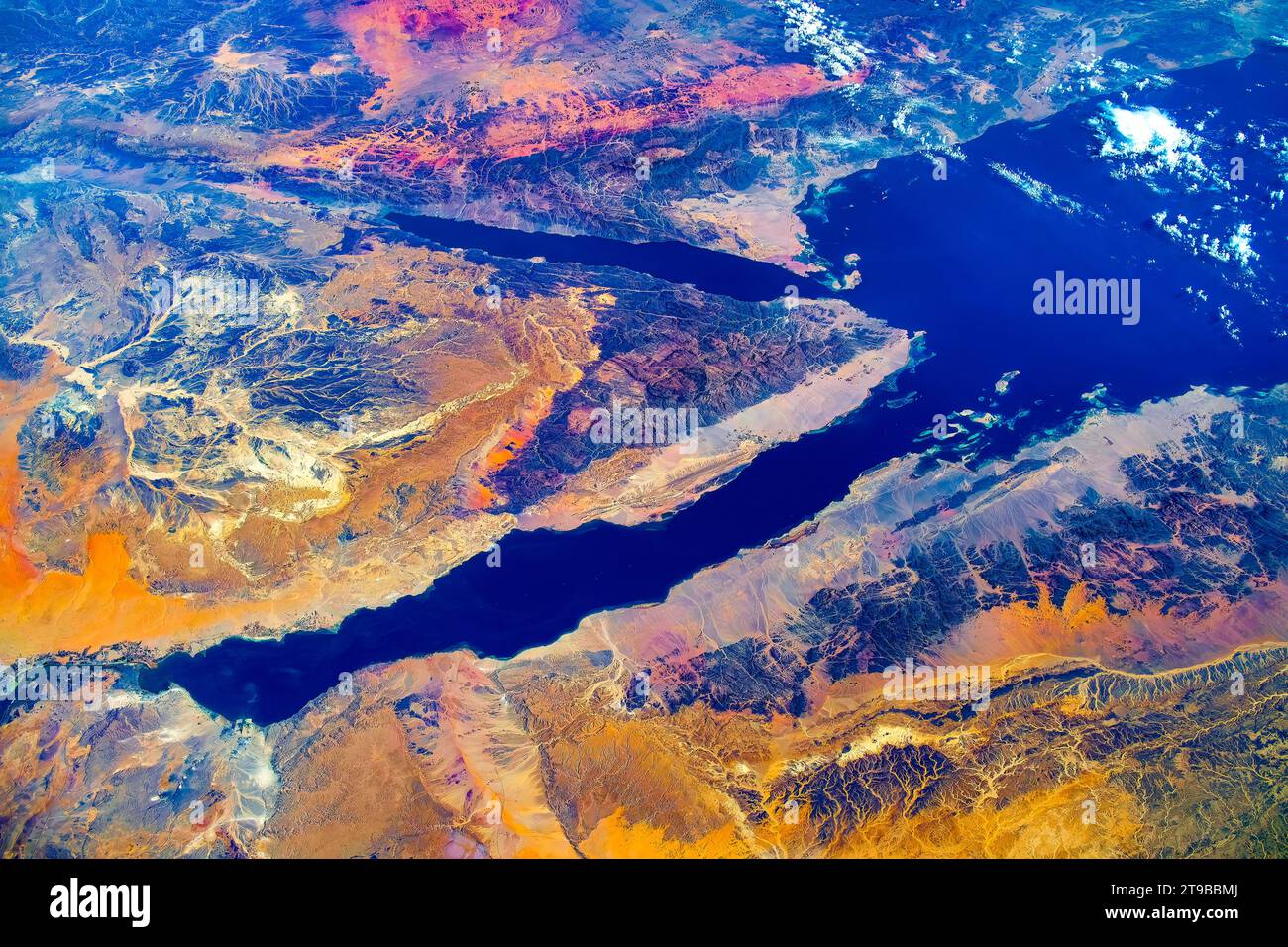 Beauty in nature. Planet Earth feature or detail. Aerial view from the ...