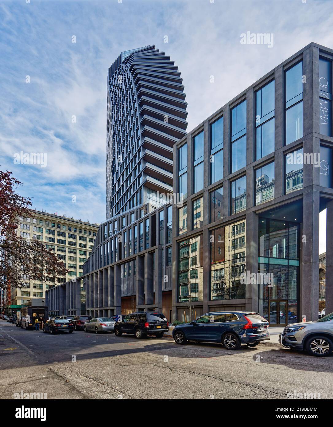 Olympia DUMBO is a 33-story sail-shaped glass and steel mixed-use condo ...