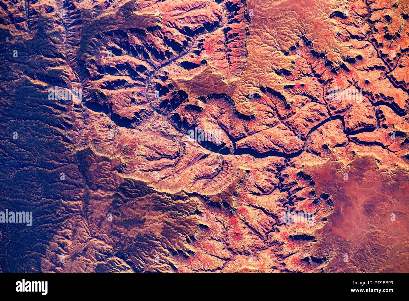 Beauty in nature. Planet Earth feature or detail. Aerial view from the ...