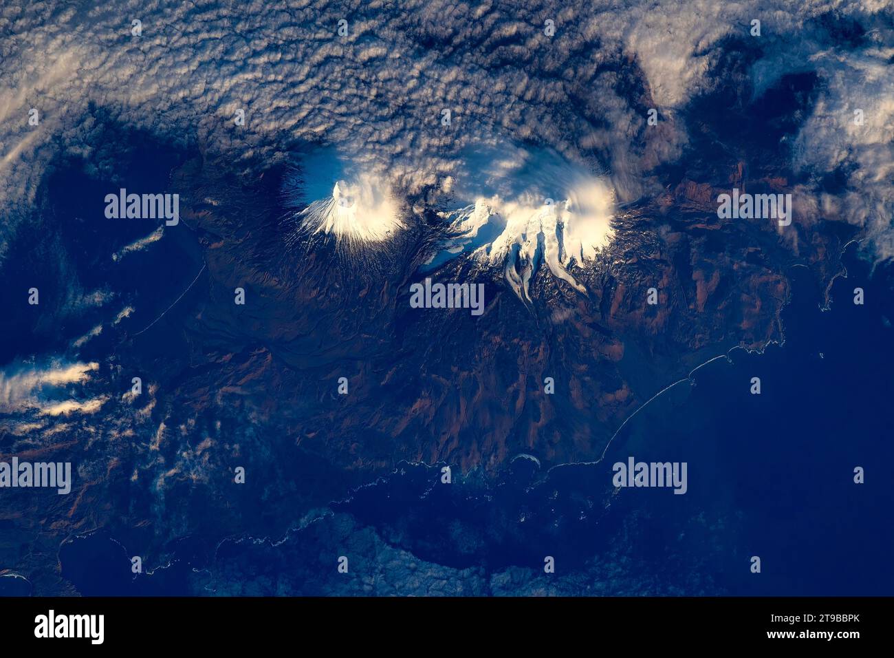 Beauty in nature. Planet Earth feature or detail. Aerial view from the ...