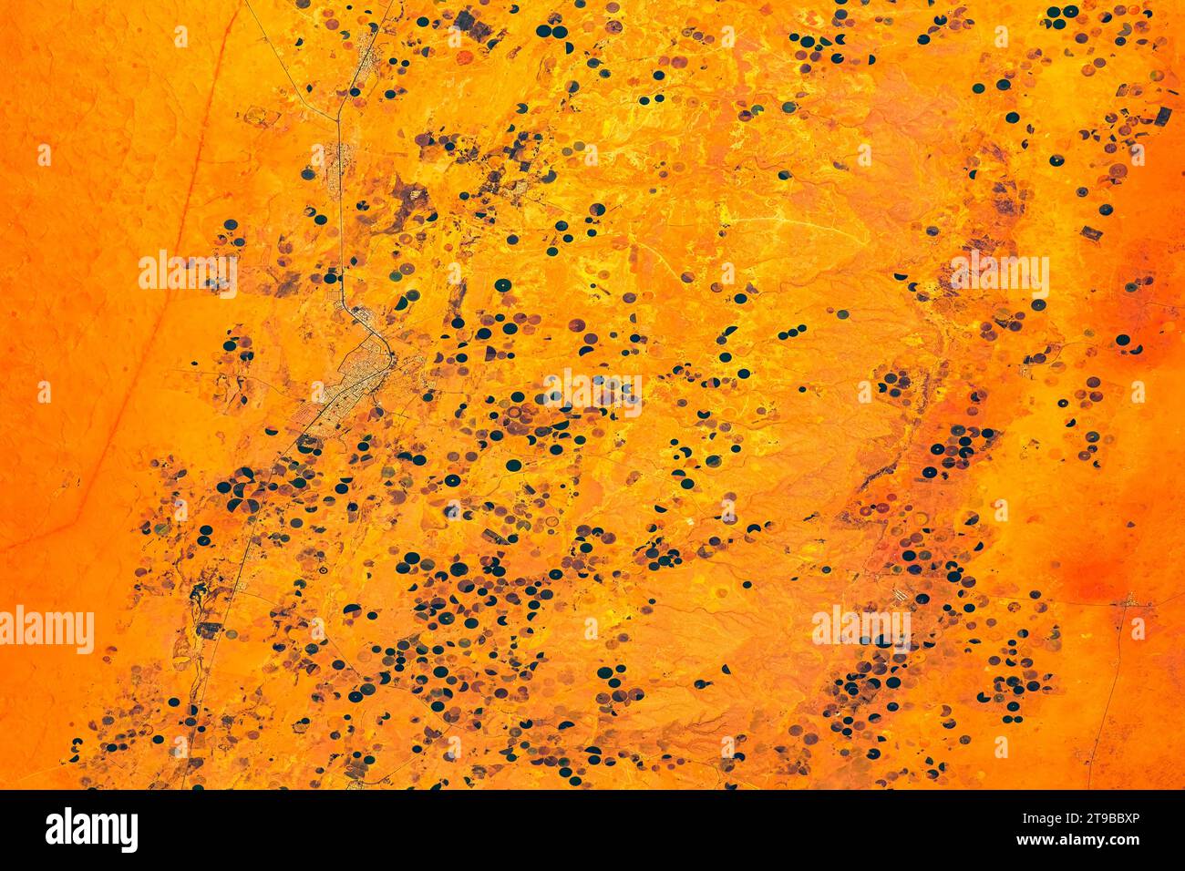 Beauty in nature. Planet Earth feature or detail. Aerial view from the ...