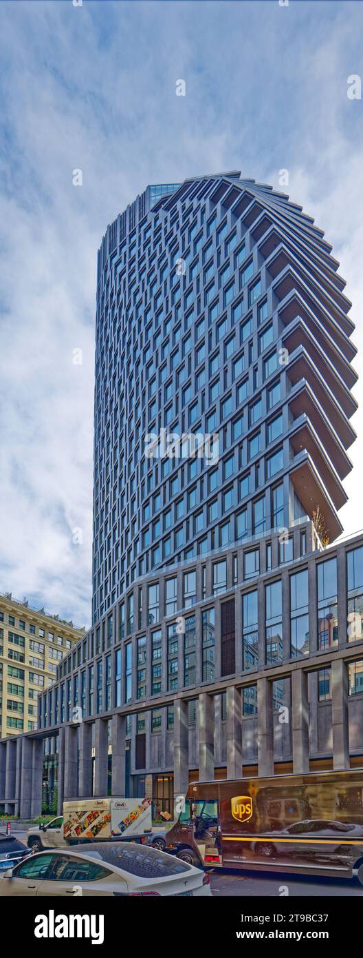 Olympia DUMBO is a 33-story sail-shaped glass and steel mixed-use condo ...