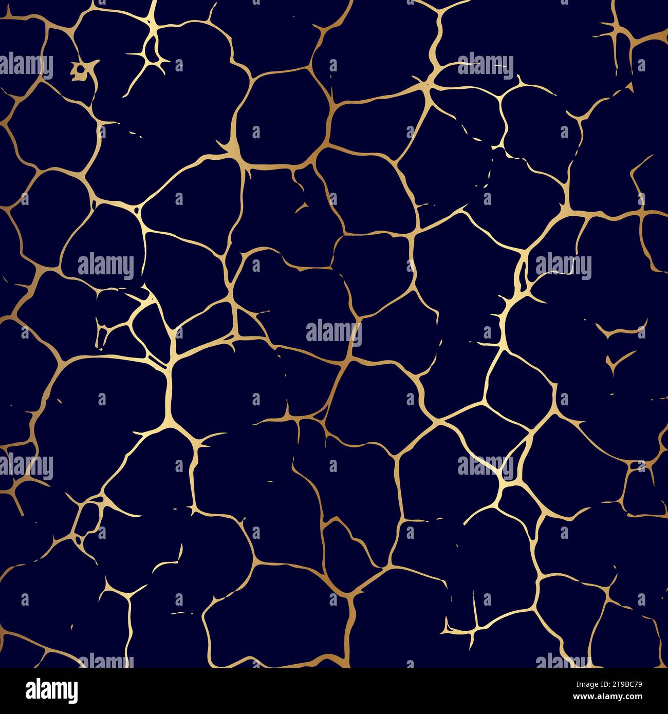 Grunge background with a Kintsugi cracked design Stock Vector Image ...