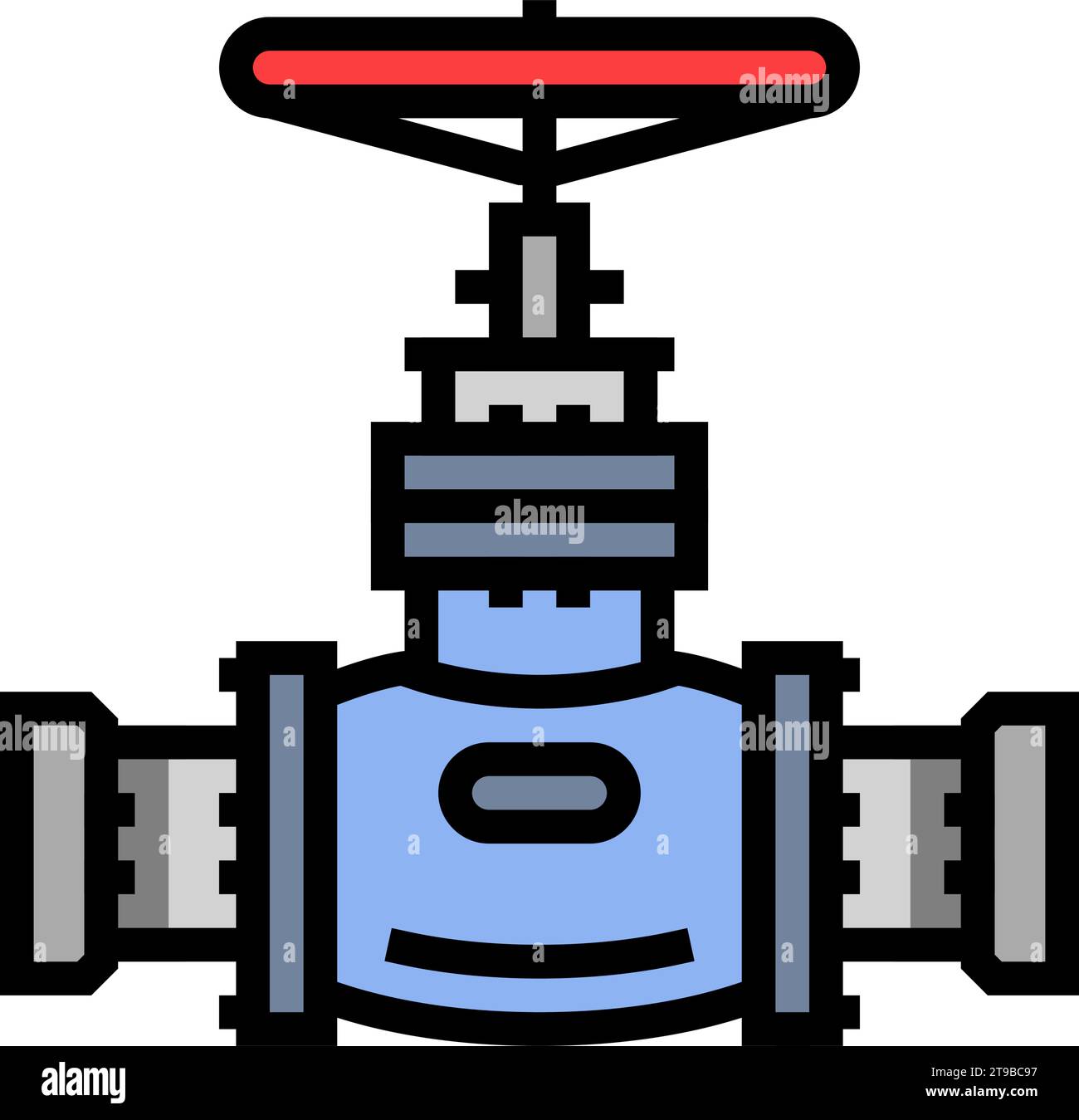 construction pipeline color icon vector illustration Stock Vector Image ...