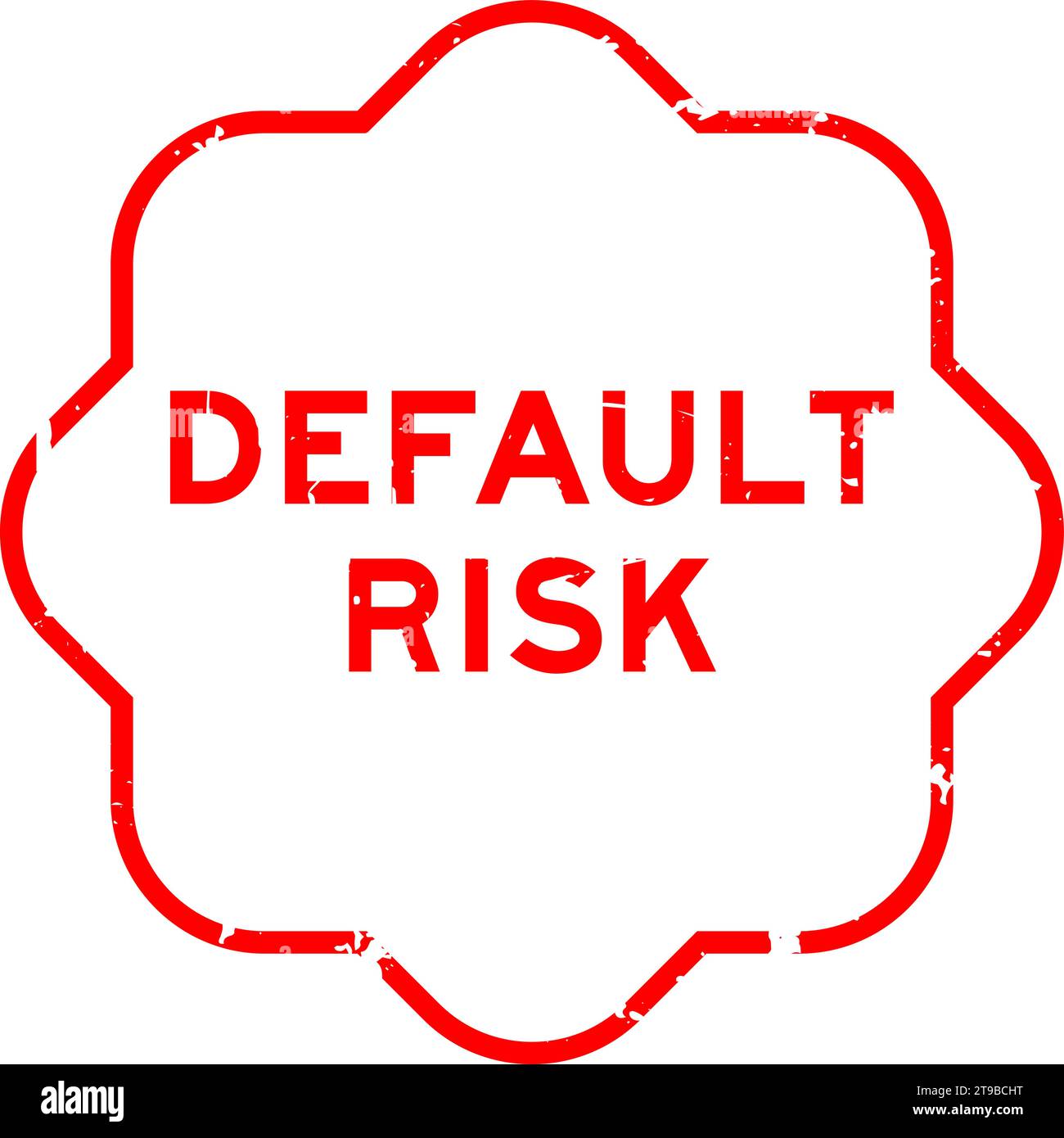 Grunge red default risk word rubber seal stamp on white background Stock Vector Image & Art - Alamy