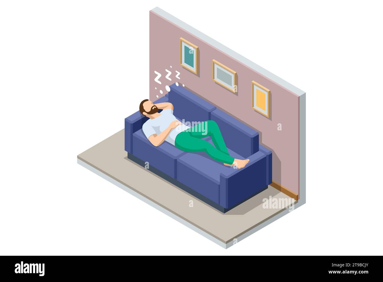 Exhaustion relax dreaming sleep hi-res stock photography and images - Alamy