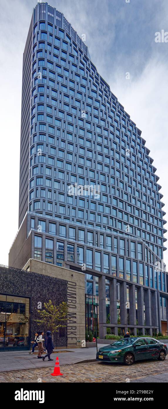 Olympia DUMBO is a 33-story sail-shaped glass and steel mixed-use condo ...