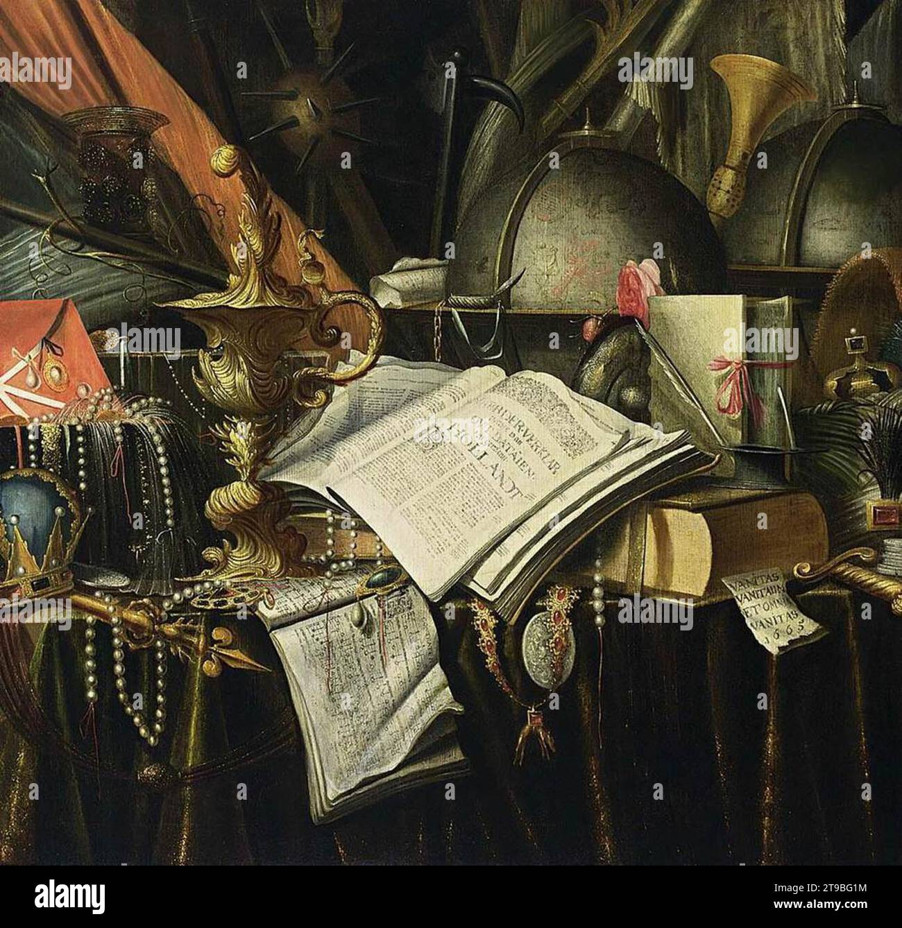 Vanitas Still-Life 1665 by Edwart Collier Stock Photo - Alamy