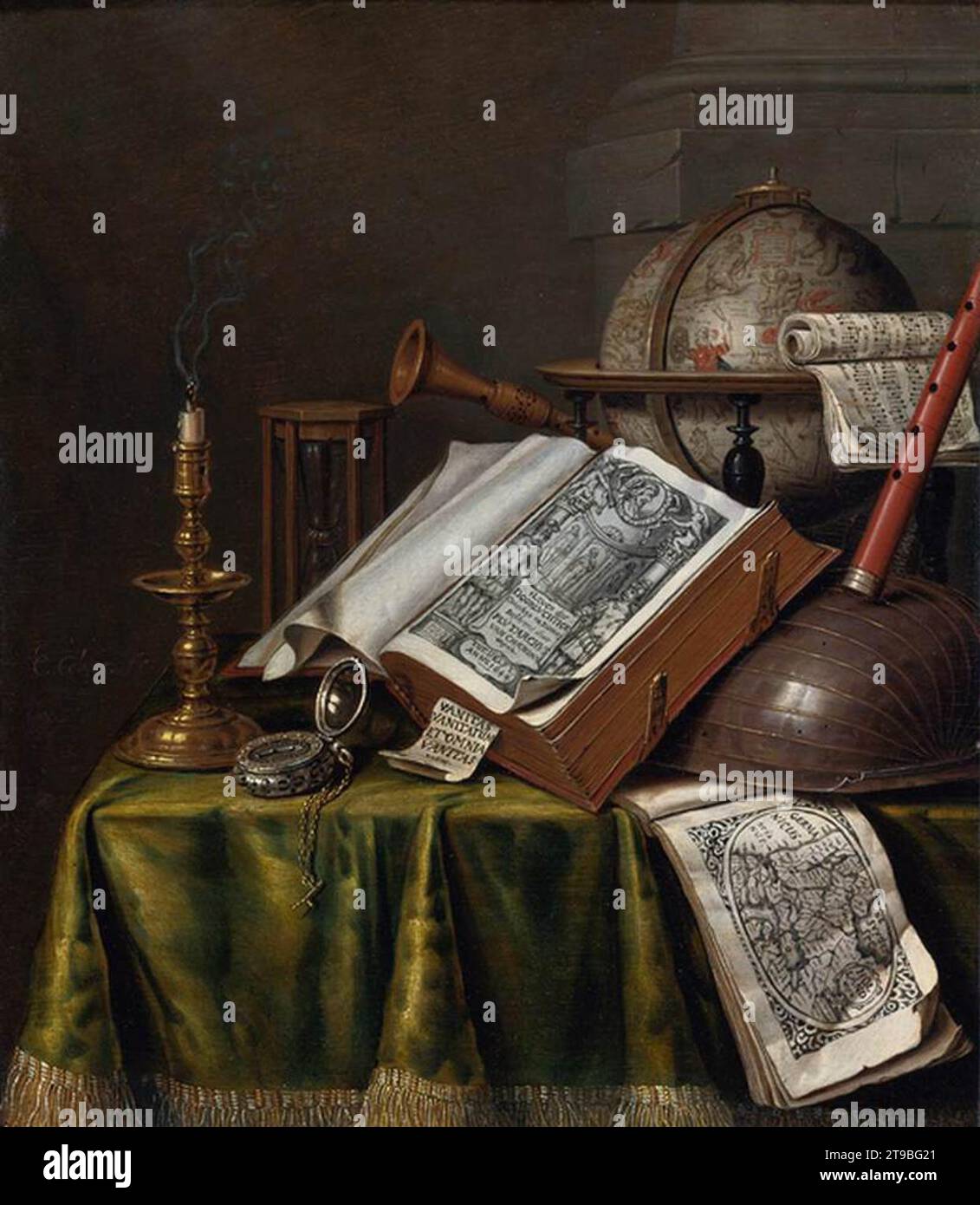Vanitas Still-Life 1680s by Edwart Collier Stock Photo - Alamy