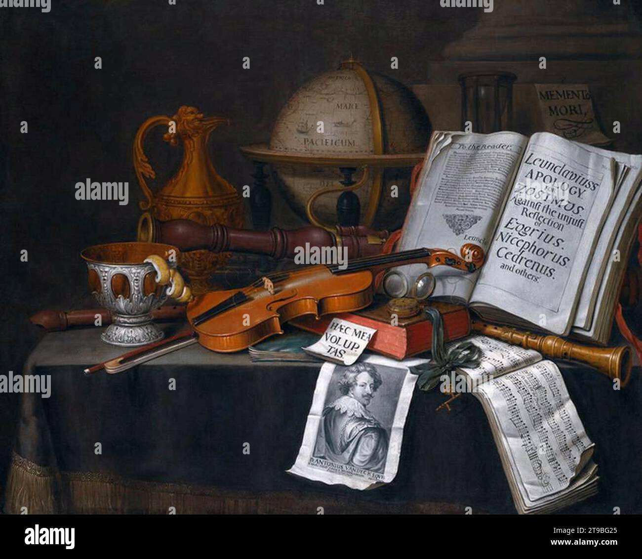 Vanitas Still-Life - by Edwart Collier Stock Photo - Alamy
