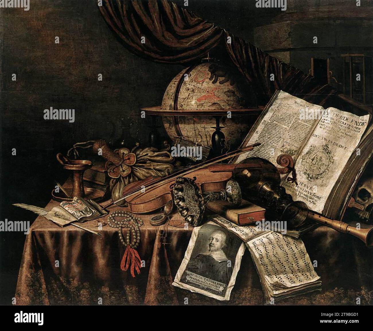 Vanitas Still-Life 1662 by Edwart Collier Stock Photo - Alamy