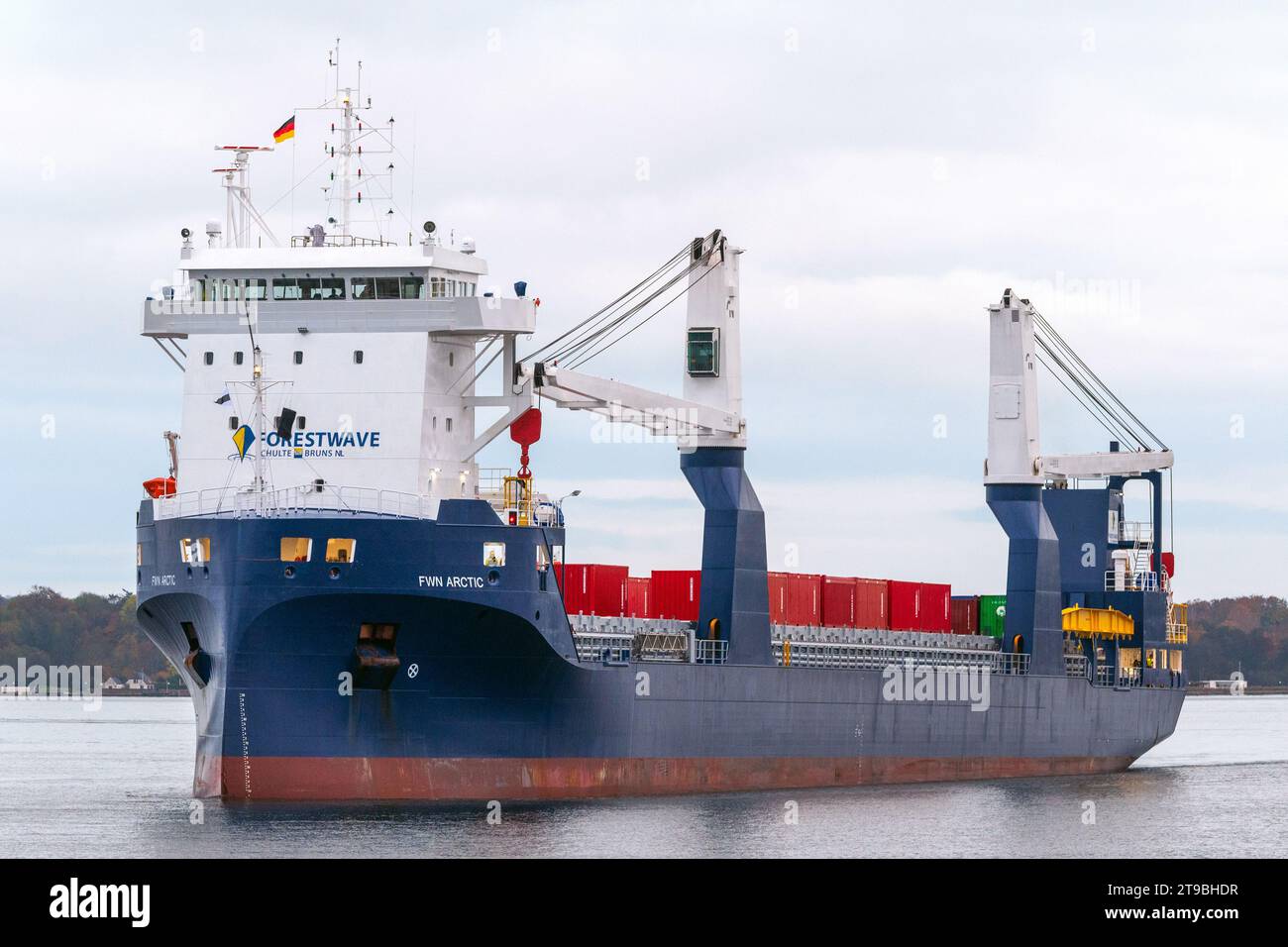 General Cargo Ship FWN ARCTIC at the KIel Fjord Stock Photo - Alamy