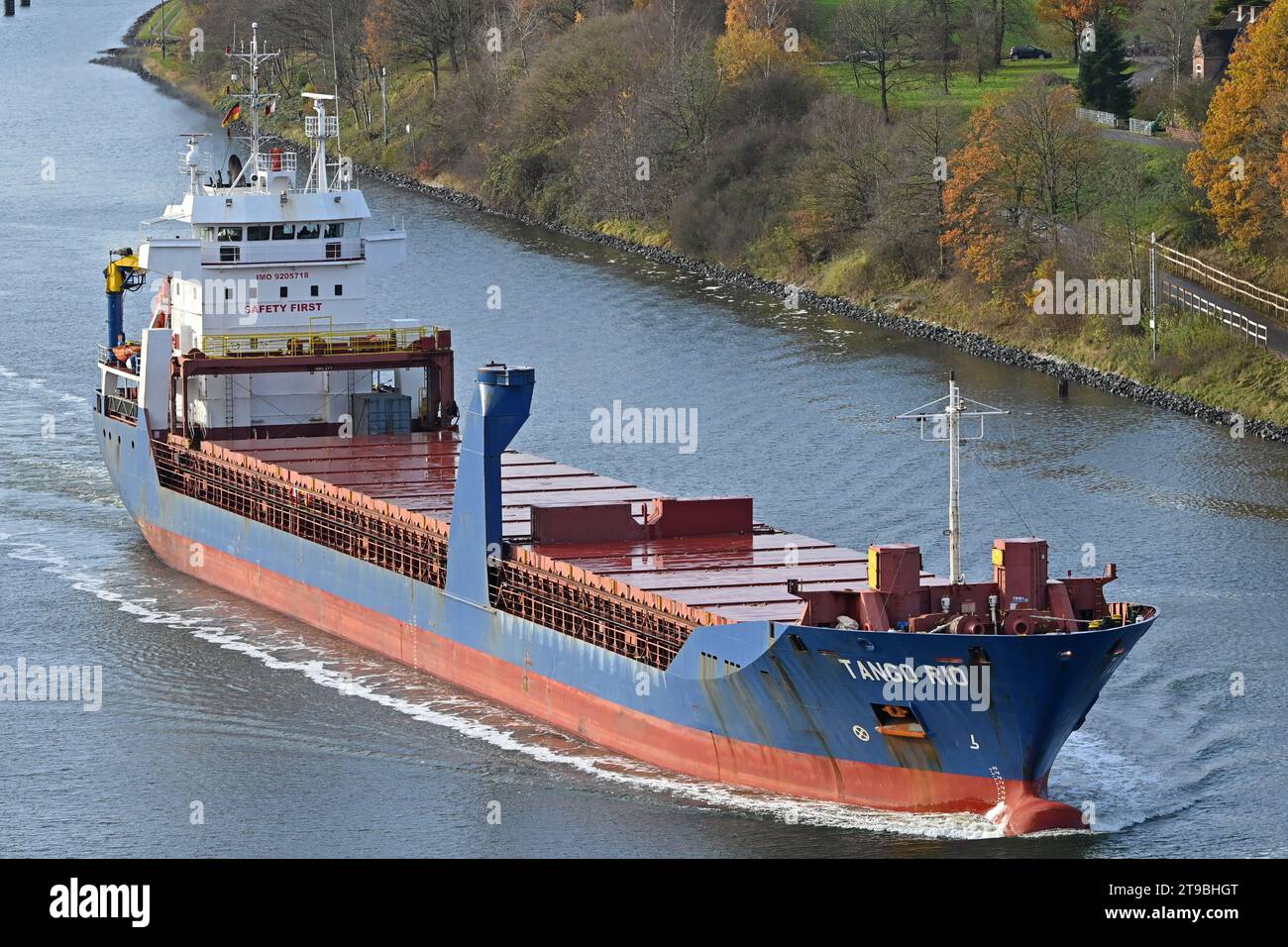General Cargo Ship TANGO RIO passing the Kiel Canal Stock Photo - Alamy