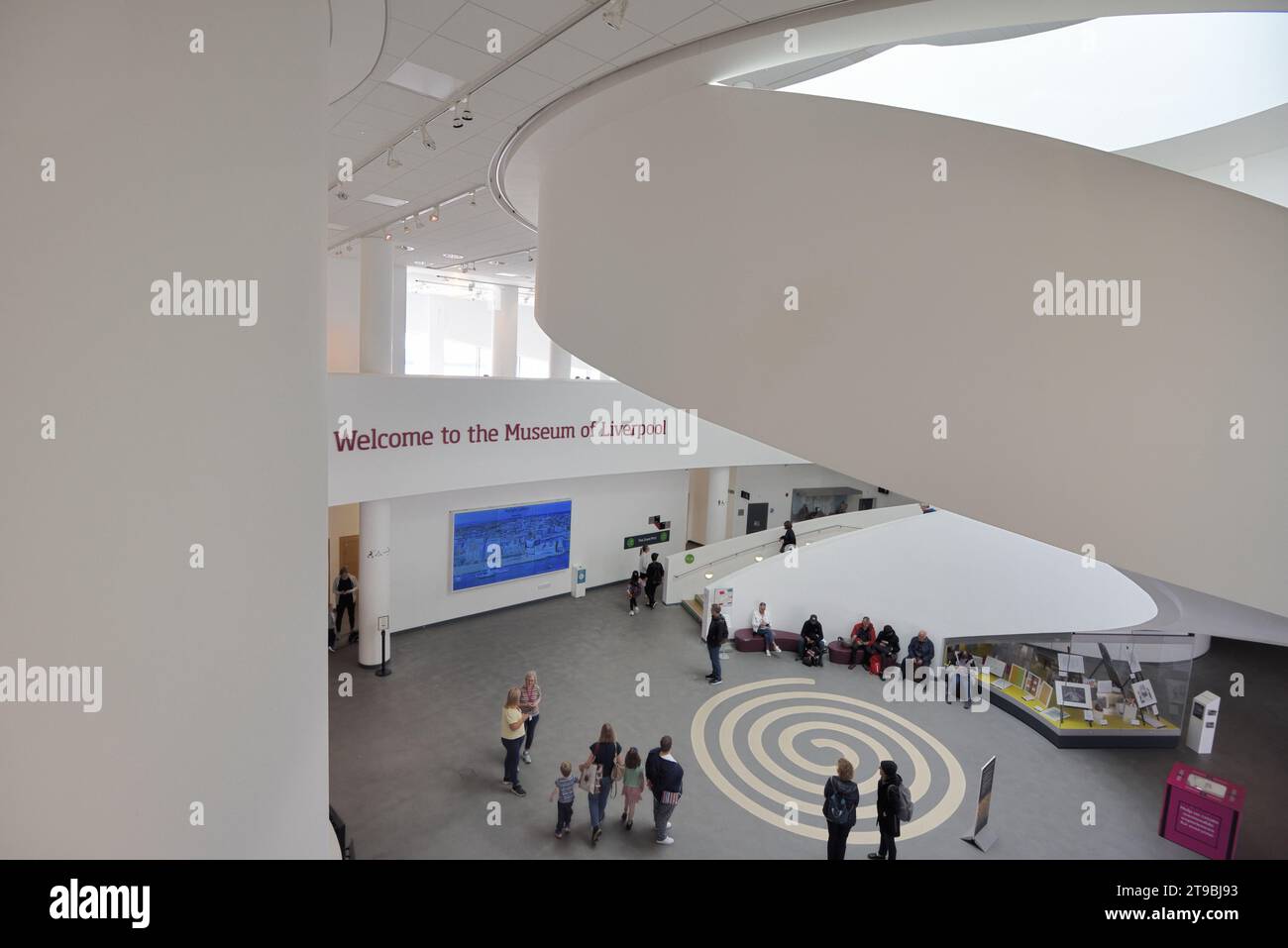 Tourists, Visitors, Spiral Staircase & Entrance Hall, Museum of ...