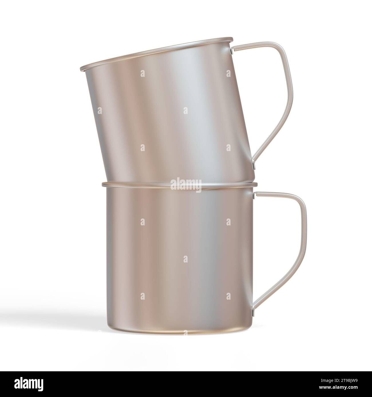 Mugs isolated on white background. Solid or white color Cup High ...