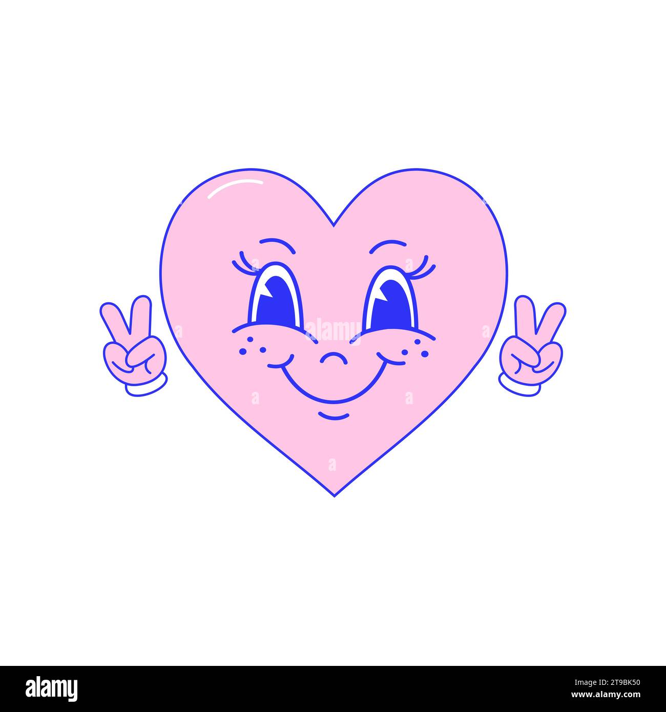 Cartoon heart in hand drawn style Stock Vector Image & Art - Alamy