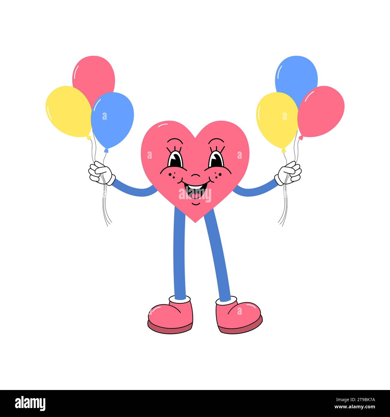 Cartoon heart in hand drawn style Stock Vector Image & Art - Alamy