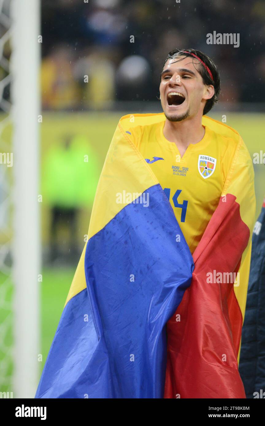 Ianis Hagi after the game Romania vs Switzerland 21.11.2023 , Bucharest ...