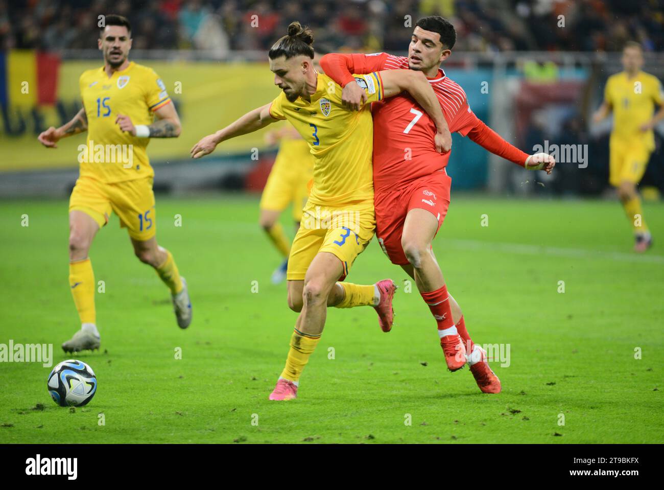 Radu Dragusin after the game Romania vs Switzerland Euro 2024 ...