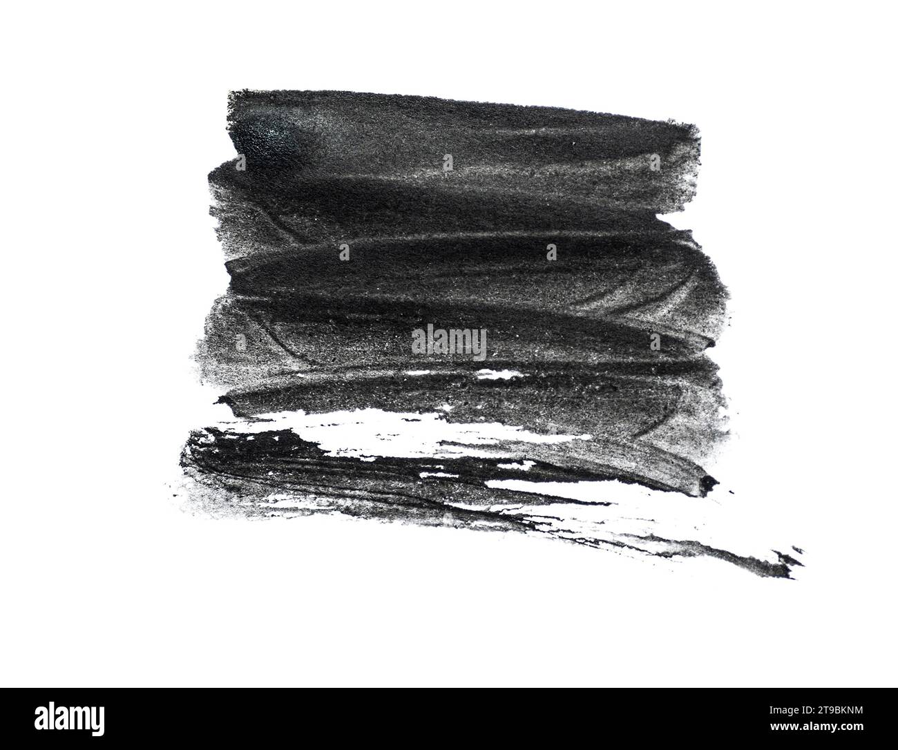 Black paint drop on white paper hi-res stock photography and images - Alamy