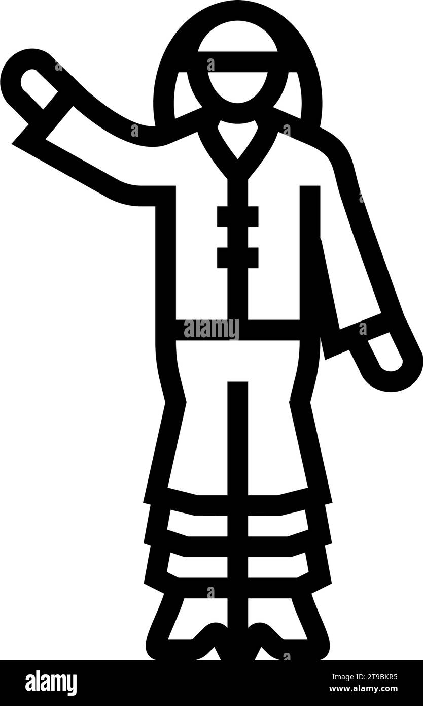queen disco party line icon vector illustration Stock Vector Image ...