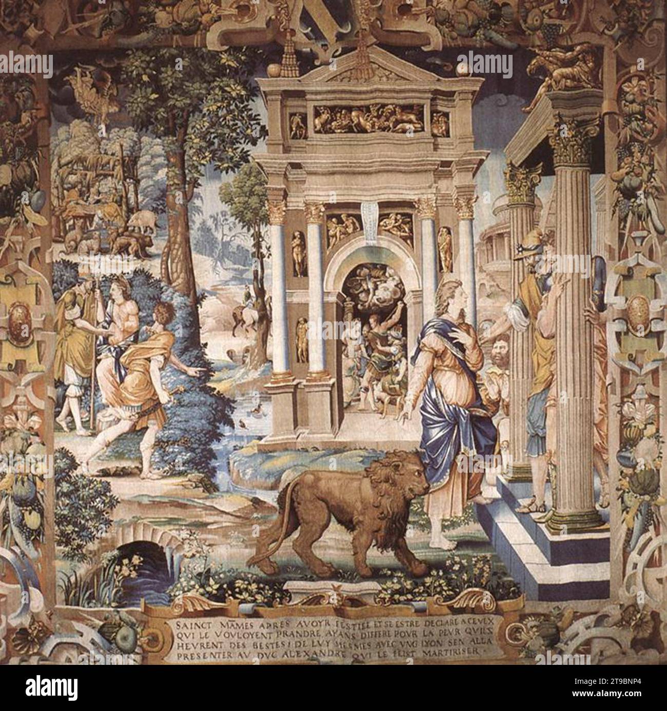 St Mammes and Duke Alexander 1541 by Jean The Elder Cousin Stock Photo ...