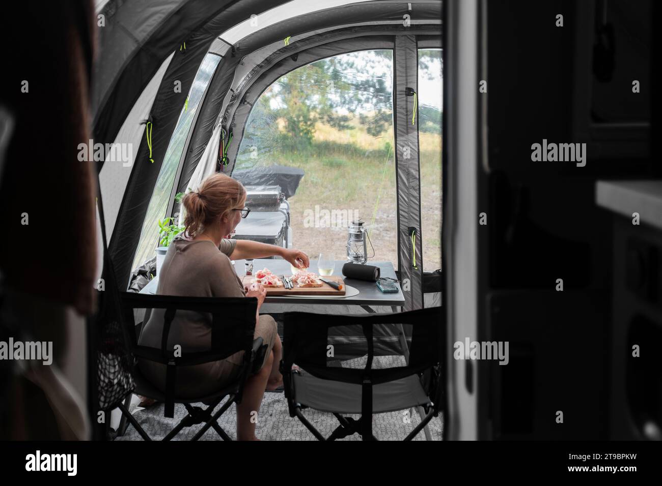 Women in camper van hi-res stock photography and images - Alamy